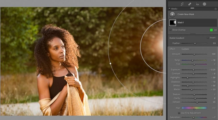 How to remove lens flare in Lightroom (including sunspots on photos)