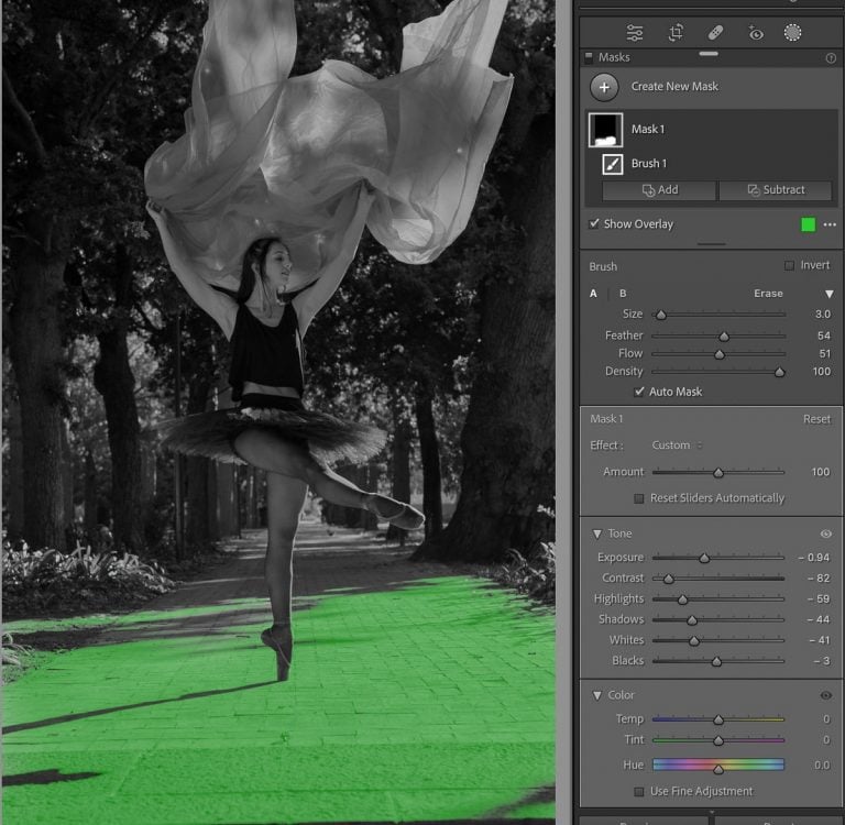 How to darken background in Lightroom 10 ways (step by step)