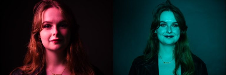 How to use colored lighting for portrait photography (gels)