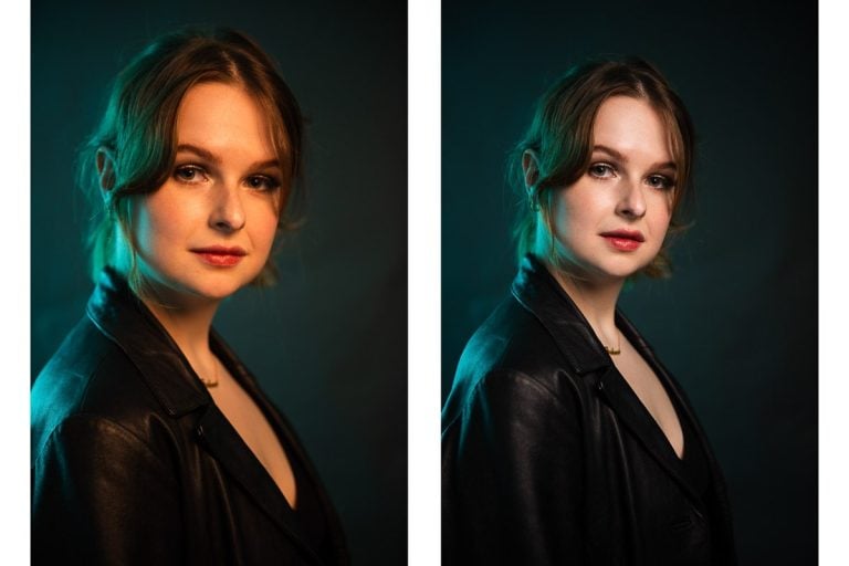 How to use colored lighting for portrait photography (gels)