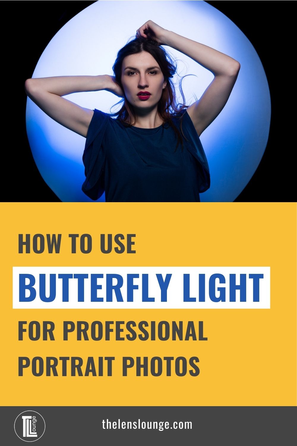 Butterfly lighting for portraits (how and when to use it)