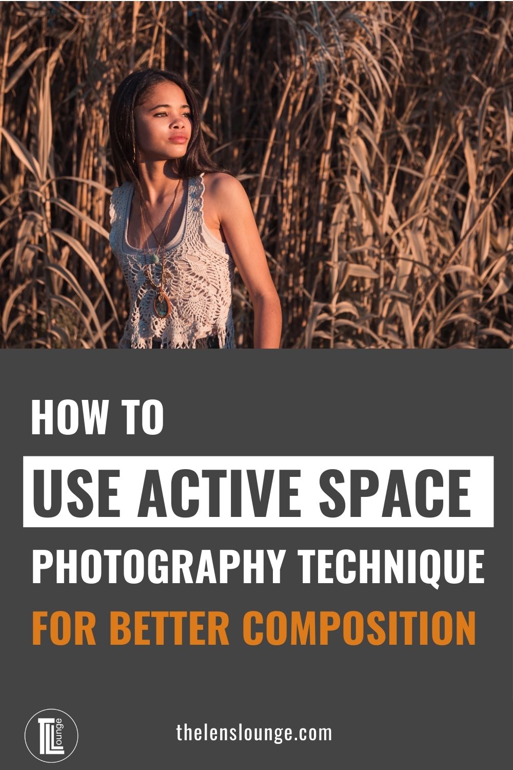 What is active space in photography composition?