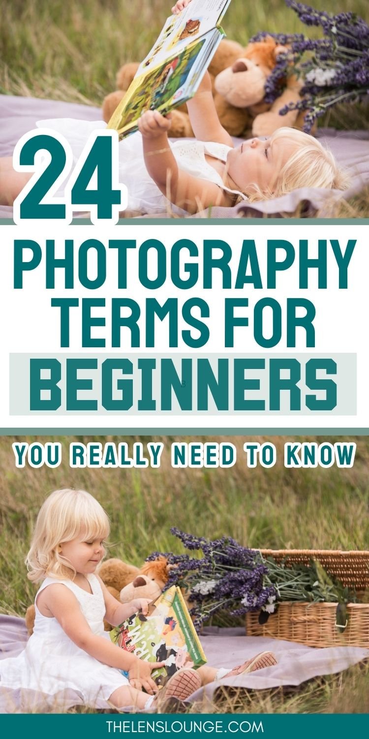 Glossary of photography terms with photography jargon cheatsheet