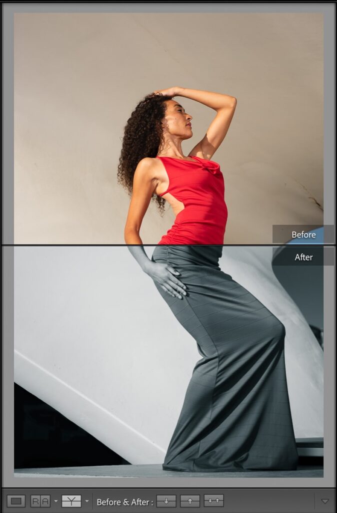 How to see before and after in Lightroom editing (3 ways)