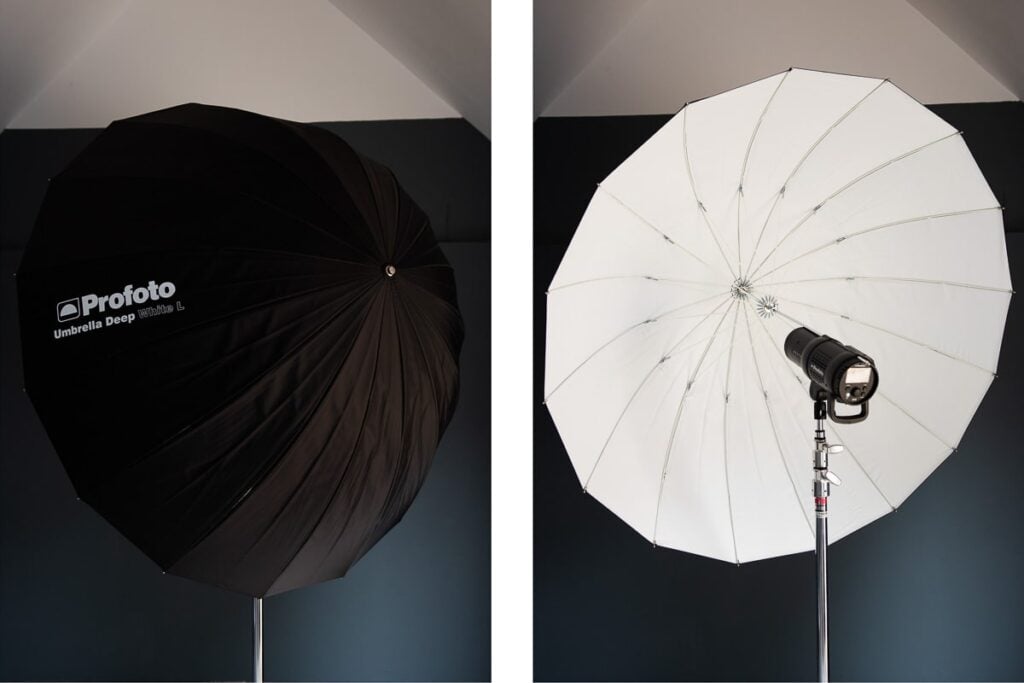 Photography umbrella lighting intro (how to choose and use umbrellas)