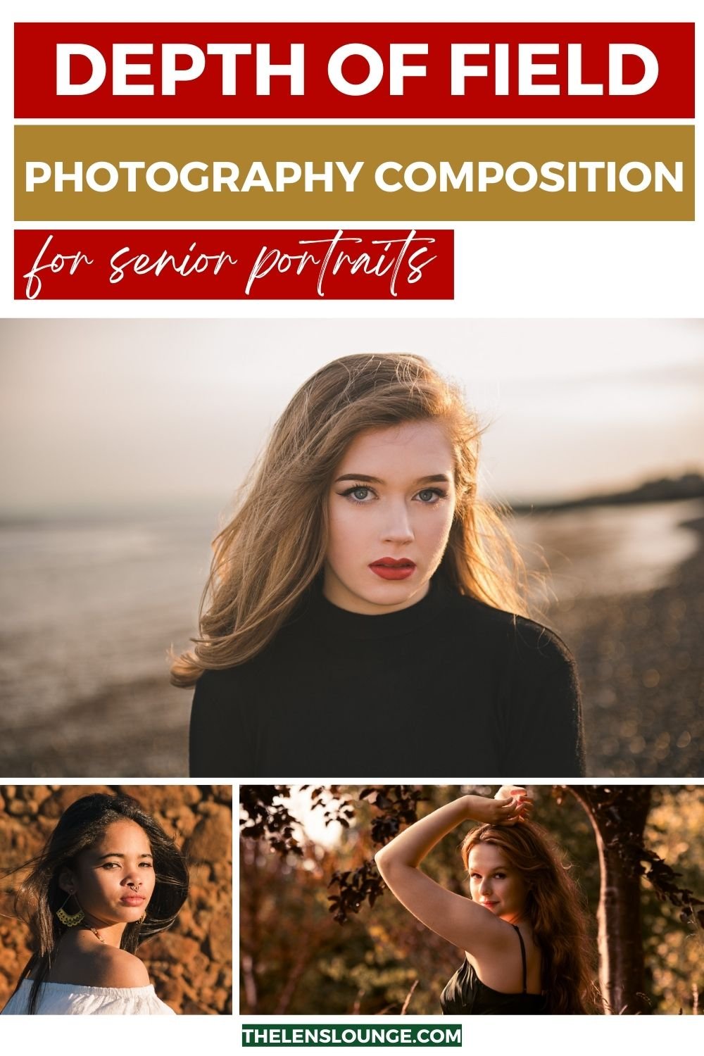 Control depth of field in photography composition for background blur