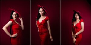 Red dress photoshoot ideas for your next studio session