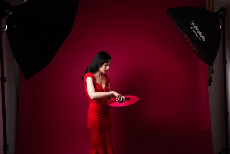 Red dress photoshoot ideas for your next studio session
