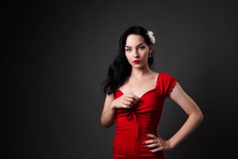 Red dress photoshoot ideas for your next studio session